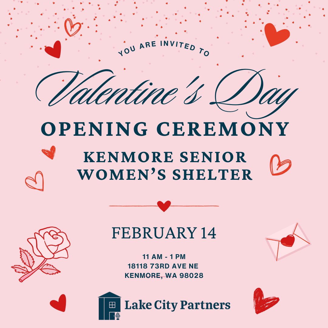 Kenmore Senior Women’s Shelter Valentine’s Official Opening | Lake City ...